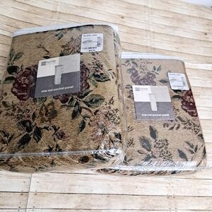 jcpenney | Accents | 2 Luxury Jc Penney Home Collection Mel Rose Panel ...